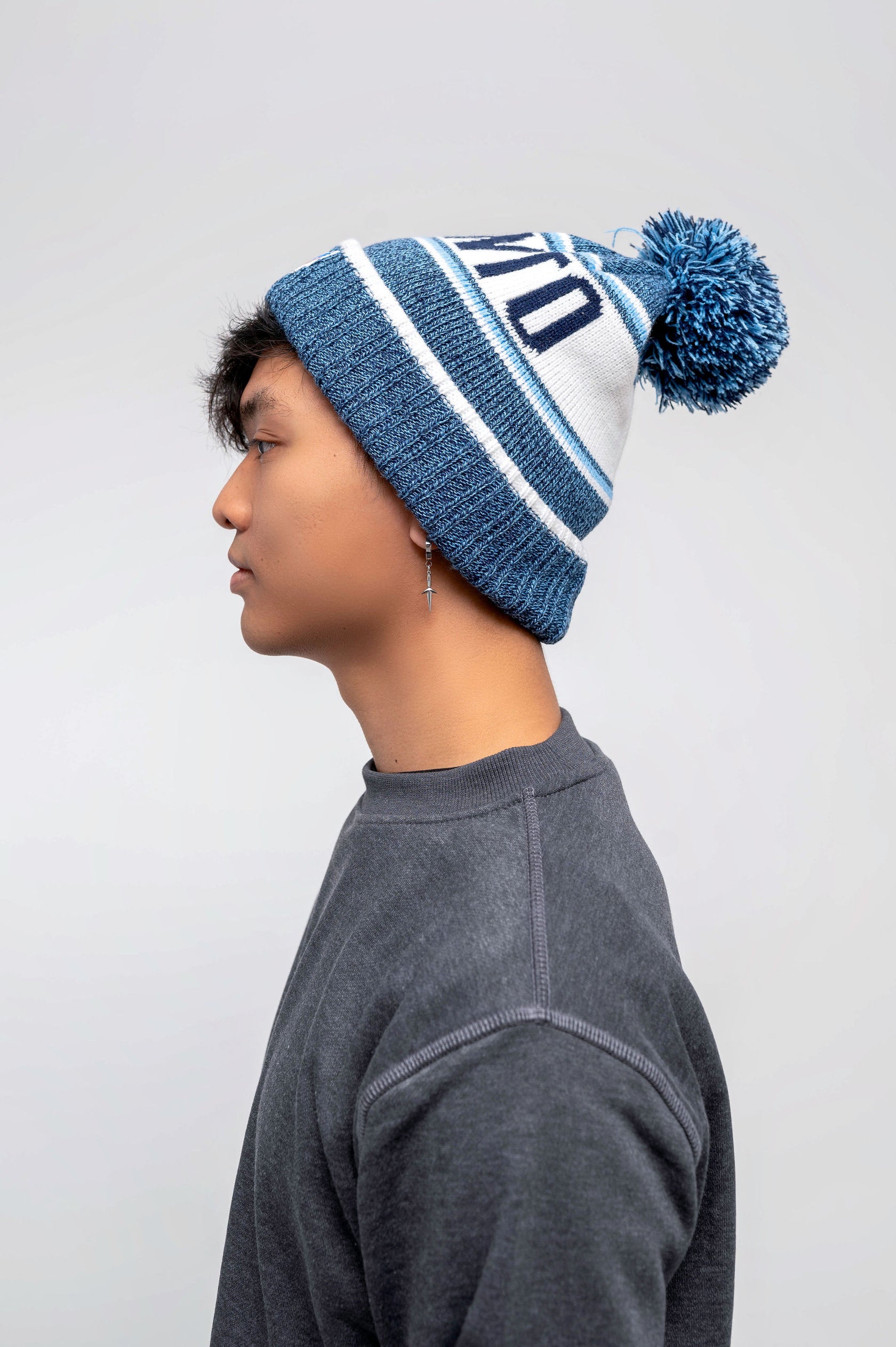 MLB Toronto Blue Jays Adult Men's Heavy Knit Pom Toque